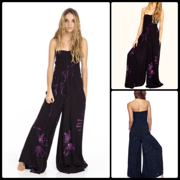 Indah | Pants & Jumpsuits | Indah Pure Palazzo Bandeaux Jumpsuit ...